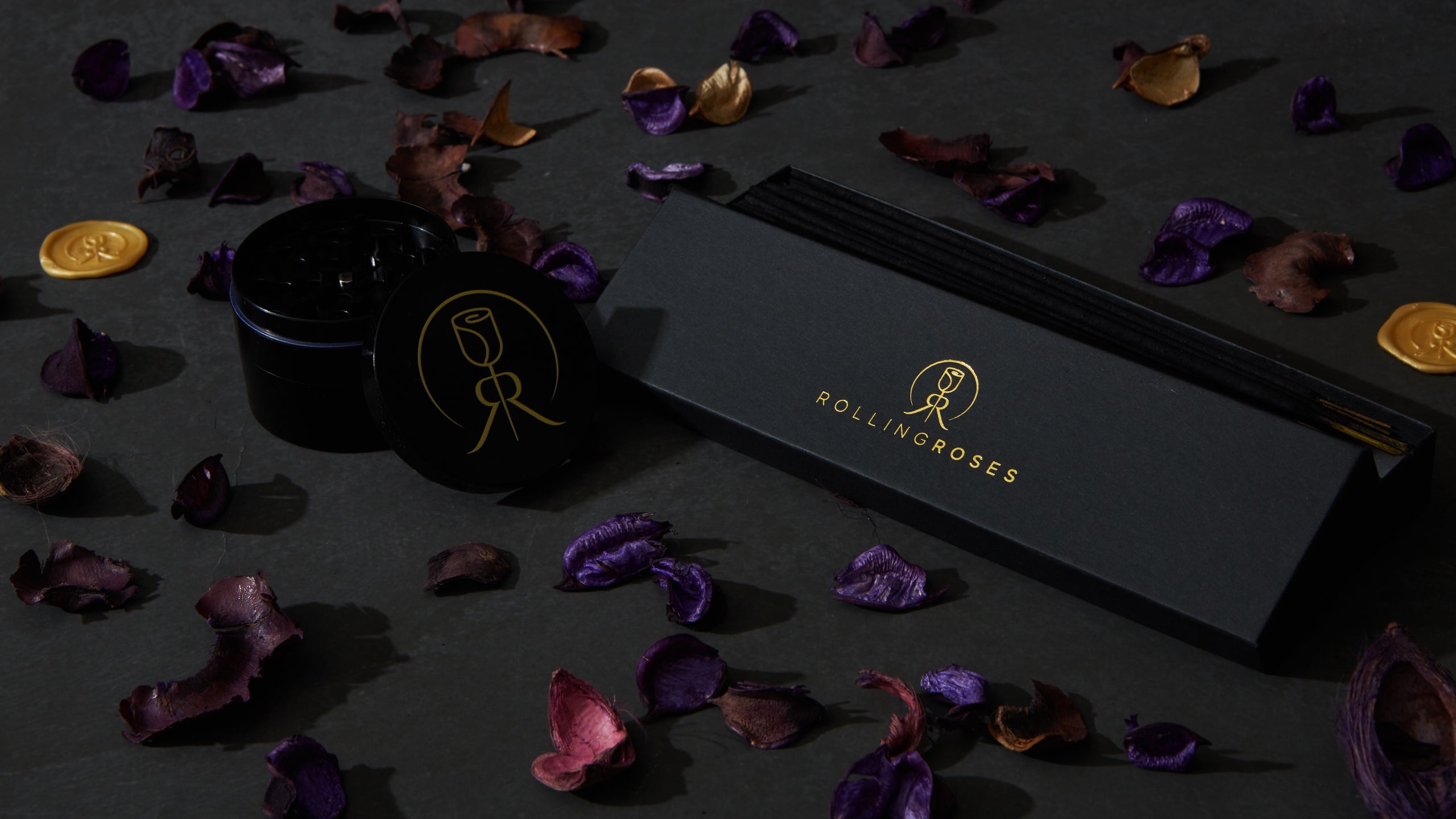 RR Grounding Herb Grinder – Rolling Roses Up